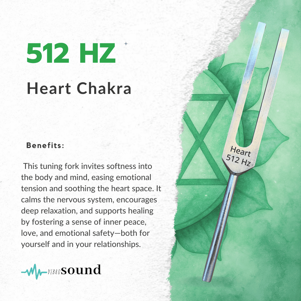 Heart Chakra 512 Hz Unweighted Tuning Fork