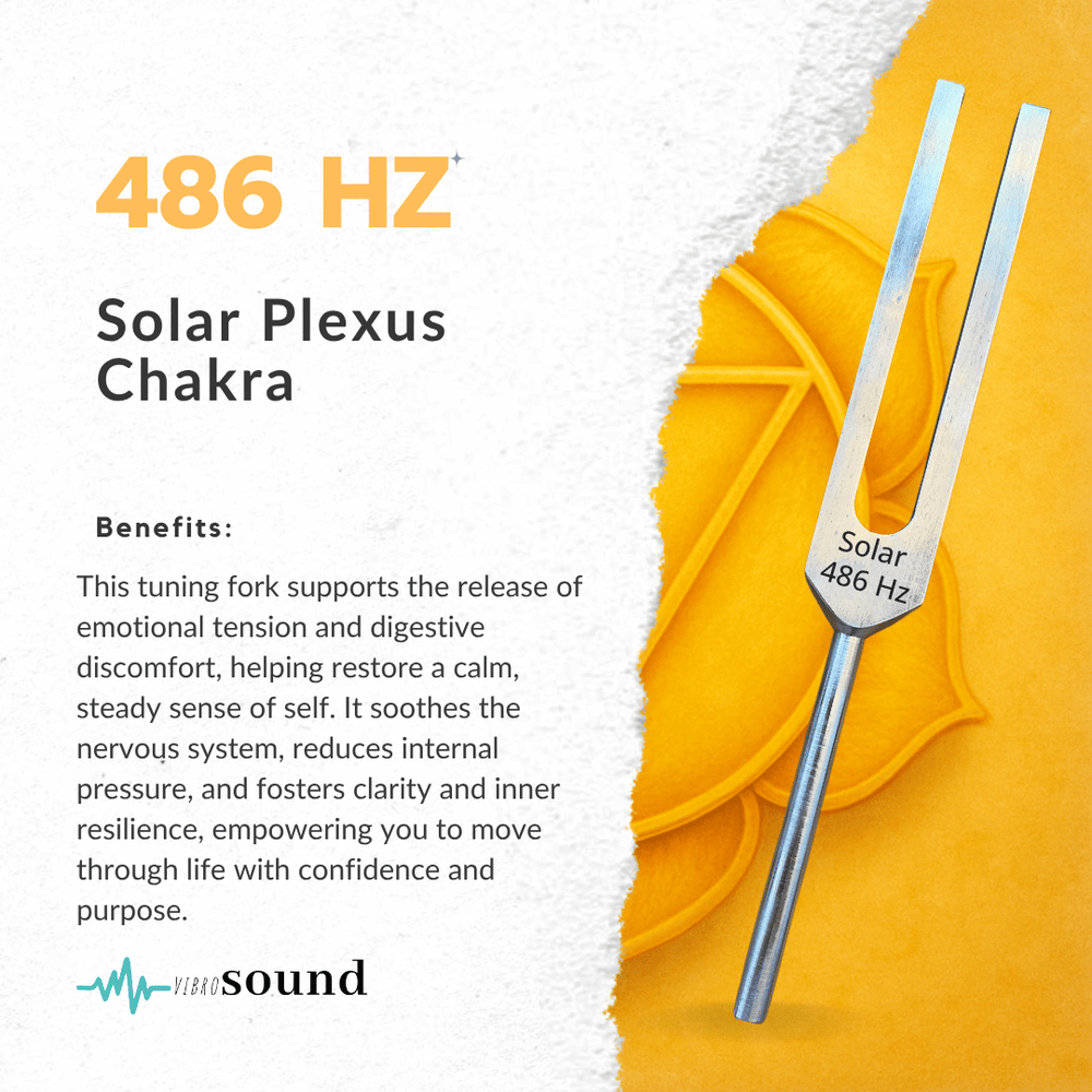 Solar Plexus Chakra 486 Hz Unweighted Tuning Fork