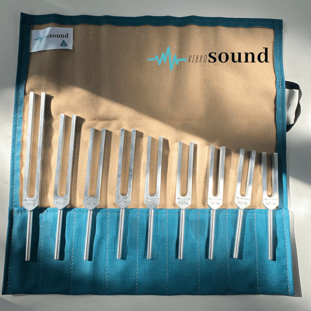 Solfeggio Set (9) Unweighted Tuning Forks